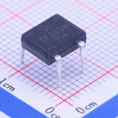 China Glass Passivated Bridge Rectifier Diodes DF005M 1 Amp with Low Forward Voltage and High Surge Current for sale