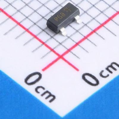 China DIODES DDTB114EC 7 F PNP pre biased transistor in molded plastic SOT23 package with RoHS compliance for sale