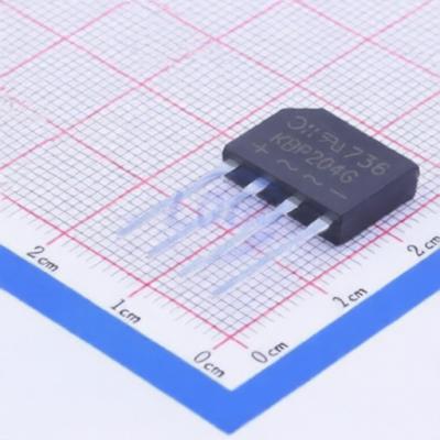 China Durable Diodes KBP204G Bridge Rectifier Offering 2 Ampere Current Rating And UL Listed Certification for sale