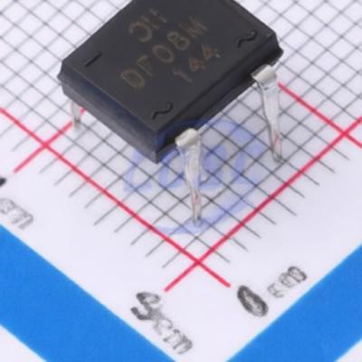 China Glass Passivated Bridge Rectifier DIODES DF08M with 1 Amp Current Rating and 800 Volt Peak Voltage for sale