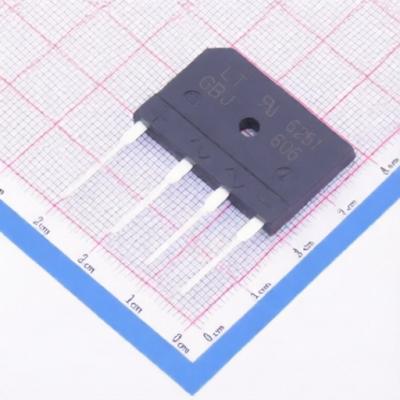 China High current glass passivated bridge rectifier DIODES S-GBJ606F-TU-LT with molded plastic construction for sale