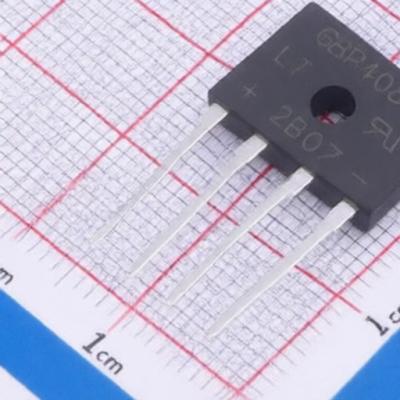 China DIODES GBP408 HF standard recovery bridge rectifier with molded plastic case and glass passivated die for sale
