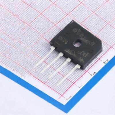 China bridge rectifier DIODES GBU802 with 200 volt peak repetitive reverse voltage and surge overload rating for sale