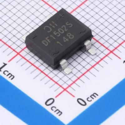 China Surface Mount Glass Passivated Bridge Rectifier Featuring Diodes DF1502S-T With 1.5A Current Rating for sale