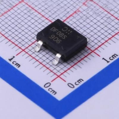 China High Current Capability Surface Mount Bridge Rectifier Diodes DF08S-T With Lead Free RoHS Compliance for sale