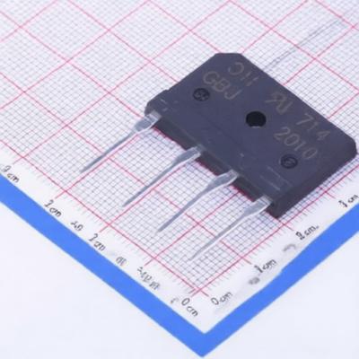 China Glass Passivated Bridge Rectifier Diodes GBJ2010-F with High Dielectric Strength and UL Flammability for sale