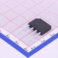 China 2 Amp Bridge Rectifier Diodes KBP201G Featuring 100 Volt Peak Reverse Voltage and Low Leakage Current for sale