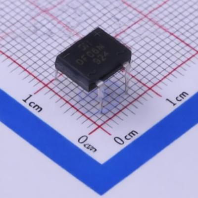 China Bridge Rectifier Diodes DF06M Offering 600 Volt Peak Reverse Voltage And 1 Amp Average Output Current for sale