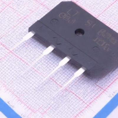 China molded plastic bridge rectifier DIODES S-GBJ1508F-TU-LT with 1000V PRV and 15 amp current rating for sale