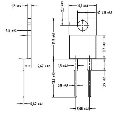 China High Reliability Schottky Diode DIOTEC SBT1045-3G Suitable for Polarity Protection in Power Supplies for sale