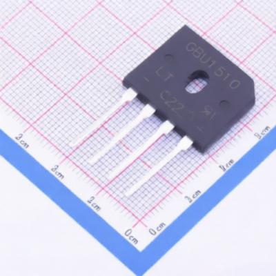 China High voltage glass passivated bridge rectifier DIODES S GBU1510 TU LT ideal for printed circuit board for sale