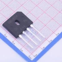 China Glass passivated bridge rectifier DIODES GBU604 designed for through hole mounting and UL certification for sale