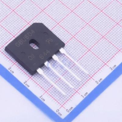 China Glass passivated bridge rectifier DIODES GBU604 designed for through hole mounting and UL certification for sale