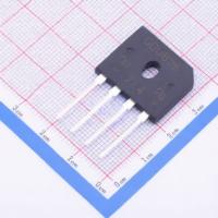 China Glass Passivated Bridge Rectifier DIODES GBU806 With Marked Polarity And Tin Solderable Terminals for sale