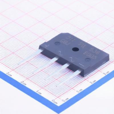 China 6 Amp Glass Passivated Bridge Rectifier Diodes GBJ6005-F with UL Recognized Component Certification for sale