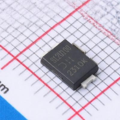 China 12A Average Rectified Current Diode DIODES SBR12U100P5Q-13 with Enhanced Efficiency and Reliability for sale
