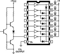 China relay and indicator light driver DOWO ULN2003 DW Darlington transistor array with TTL CMOS compatibility for sale