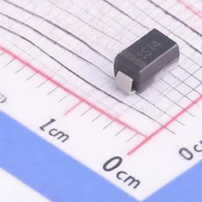 China Schottky Barrier Rectifier 1A 40 Volt Surface Mount ElecSuper SS14A Rectifier for Circuit Protection for sale