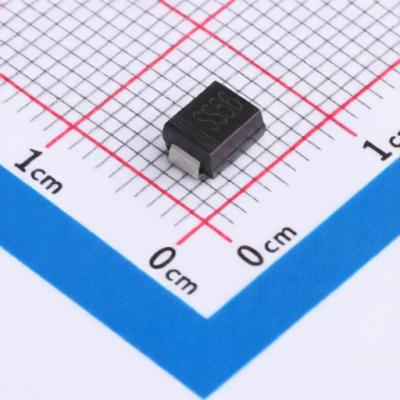 China 5A 60V Surface Mount Schottky Rectifier ElecSuper SS56B UL 94V0 Rated DO214AA Molded Plastic Package for sale