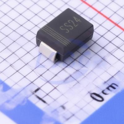 China Surface Mount Schottky Rectifiers Doeshare SS24 Metal Silicon Construction Polarity Protection Device for sale