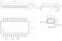 China Eight channel Darlington transistor array DOWO ULN2803-DW with suppression diodes and 500mA output per channel for sale