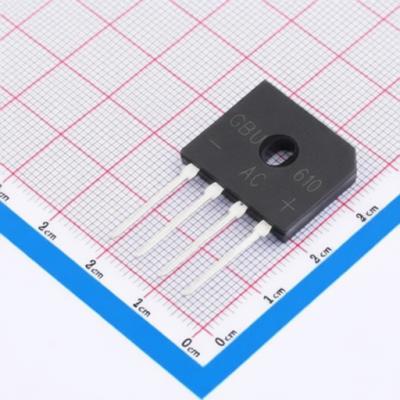 China Single Phase Bridge Rectifier FUXINSEMI GBU610 Glass Passivated Rectifier RoHS Compliant for sale
