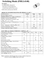 China Diode component FH FHLL4148-XE suitable for various electronic circuit applications and integration for sale