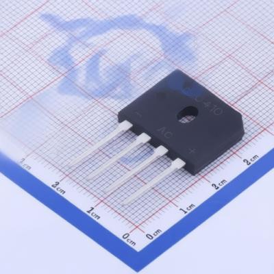 China Lead Free RoHS Compliant Glass Passivated Bridge Rectifiers FUXINSEMI GBU410 with Solderable Terminals for sale
