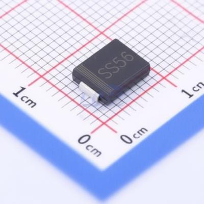 China Surface mount diode FUXINSEMI SS56C with molded plastic body JEDEC DO214AB and halogen free option for sale
