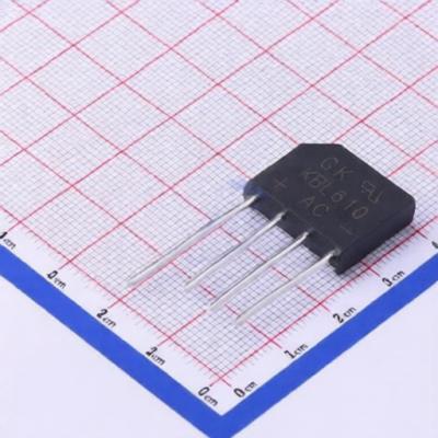 China Single phase half wave bridge rectifier GOODWORK KBL610 with maximum DC blocking voltage of 1000 volts for sale