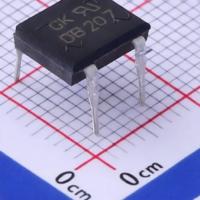 China Single phase 2 Ampere bridge rectifier GOODWORK DB207 suitable for printed circuit board applications for sale