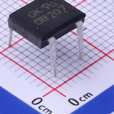 China Single phase 2 Ampere bridge rectifier GOODWORK DB207 suitable for printed circuit board applications for sale