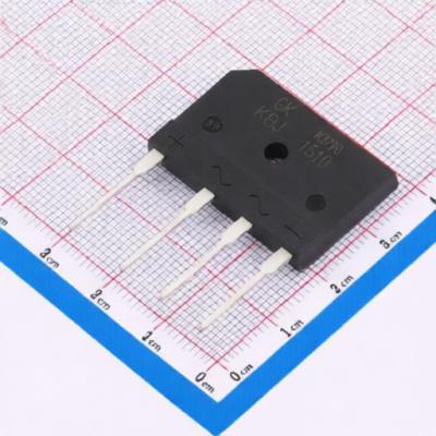 China Single phase 15 Amp bridge rectifier GOODWORK KBJ1510 with low forward voltage and low leakage current for sale