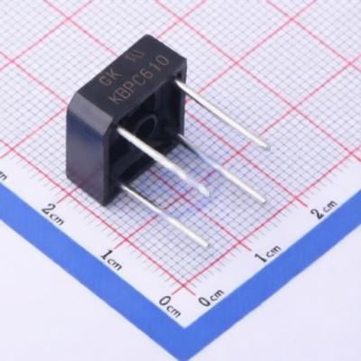 China bridge rectifier GOODWORK KBPC610 single phase 6 amp current low leakage current for circuit boards for sale
