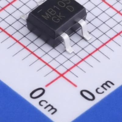 China Single phase surface mount bridge rectifier GOODWORK MB10S-D 0.6 ampere with surge current capability for sale