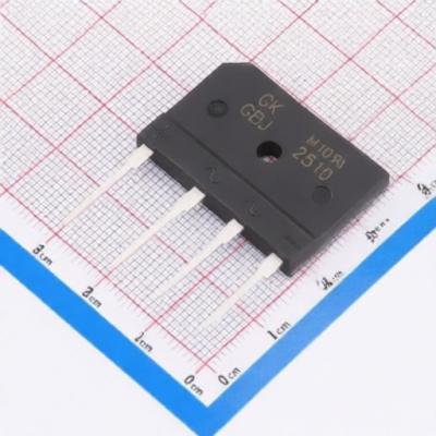 China Single phase bridge rectifier GOODWORK GBJ2510 with low forward voltage and leakage current features for sale