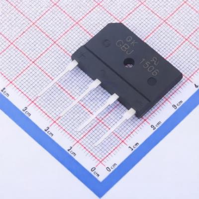 China Powerful single phase 15 Amp bridge rectifier GOODWORK GBJ1506 designed for electrical rectification for sale