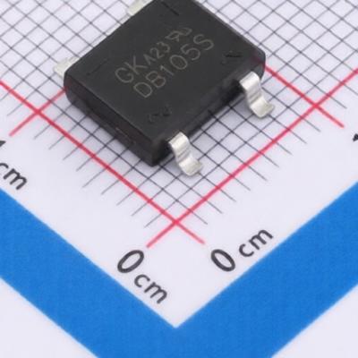 China Single phase 1 Amp bridge rectifier GOODWORK DB105S surface mount suitable for printed circuit board for sale