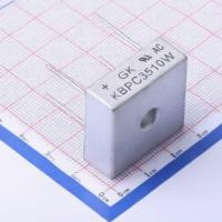 China 35 Amp single phase bridge rectifier GOODWORK KBPC3510W featuring 400 amperes surge and thermal design for sale