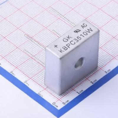 China 35 Amp single phase bridge rectifier GOODWORK KBPC3510W featuring 400 amperes surge and thermal design for sale