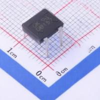 China Single phase 1.5 Amp bridge rectifier GOODWORK DB157 offering construction and marked polarity for PCB for sale