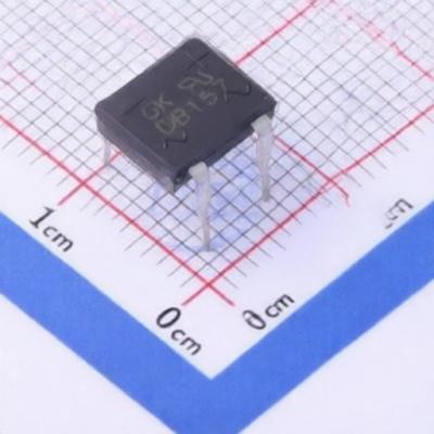 China Single phase 1.5 Amp bridge rectifier GOODWORK DB157 offering construction and marked polarity for PCB for sale