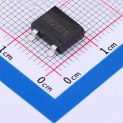 China Compact Surface Mount Bridge Rectifier Guangdong Hottech DB207S Designed for AC to DC Rectification for sale