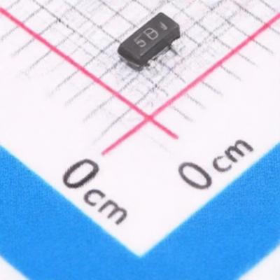 China Plastic Encapsulated NPN Transistor Guangdong Hottech BC807-25 Collector Base Voltage Minus 50 Volts for sale