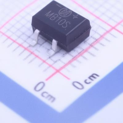 China Bridge Rectifier Molded Plastic Case Featuring Guangdong Hottech MB10S with Low Forward Voltage Drop for sale