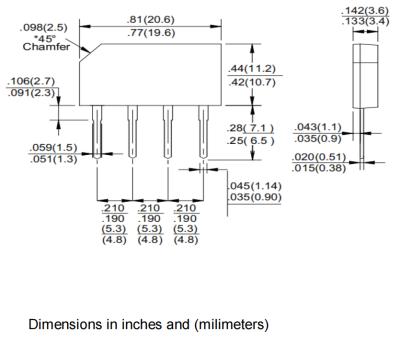China Single Phase Bridge Rectifier HANGYU MICROELECTRONICS GBL410 with Pure Tin Plated Lead Free Pins RoHS for sale