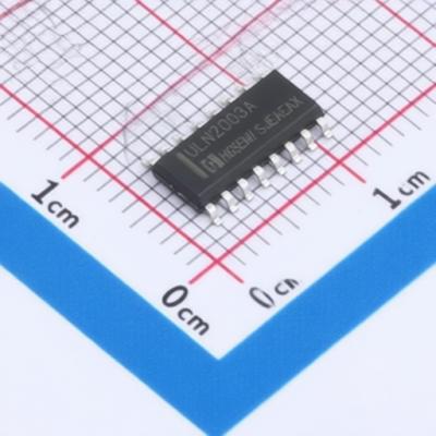 China Darlington transistor array HGSEMI ULN2003AMTR suitable for stepper motors solenoids and relay drivers for sale