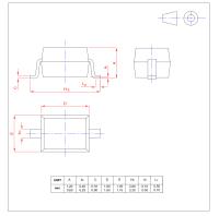 China Voltage Regulation Zener Diode Huixin MMSZ5248BS Featuring Compact SOD-323 Plastic Encapsulation for sale
