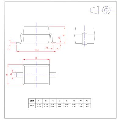 China Voltage Regulation Zener Diode Huixin MMSZ5248BS Featuring Compact SOD-323 Plastic Encapsulation for sale