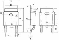 China Glass passivated triacs HXY MOSFET BTB08-800 for motor control and industrial lighting applications for sale